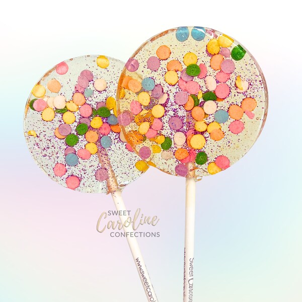 Rainbow Lollipops - Etsy