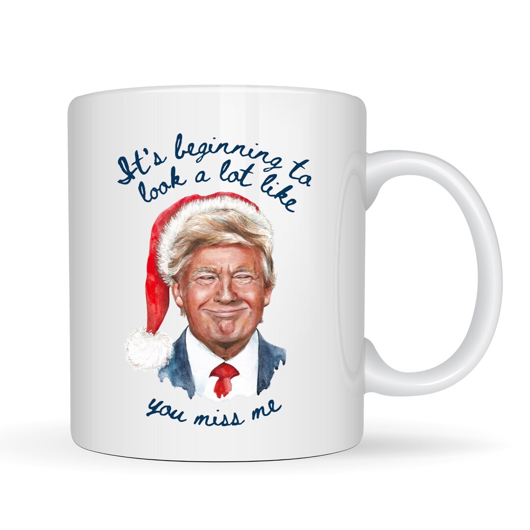 President Donald Trump Christmas Coffee Mug Christmas Trump Gift - Etsy