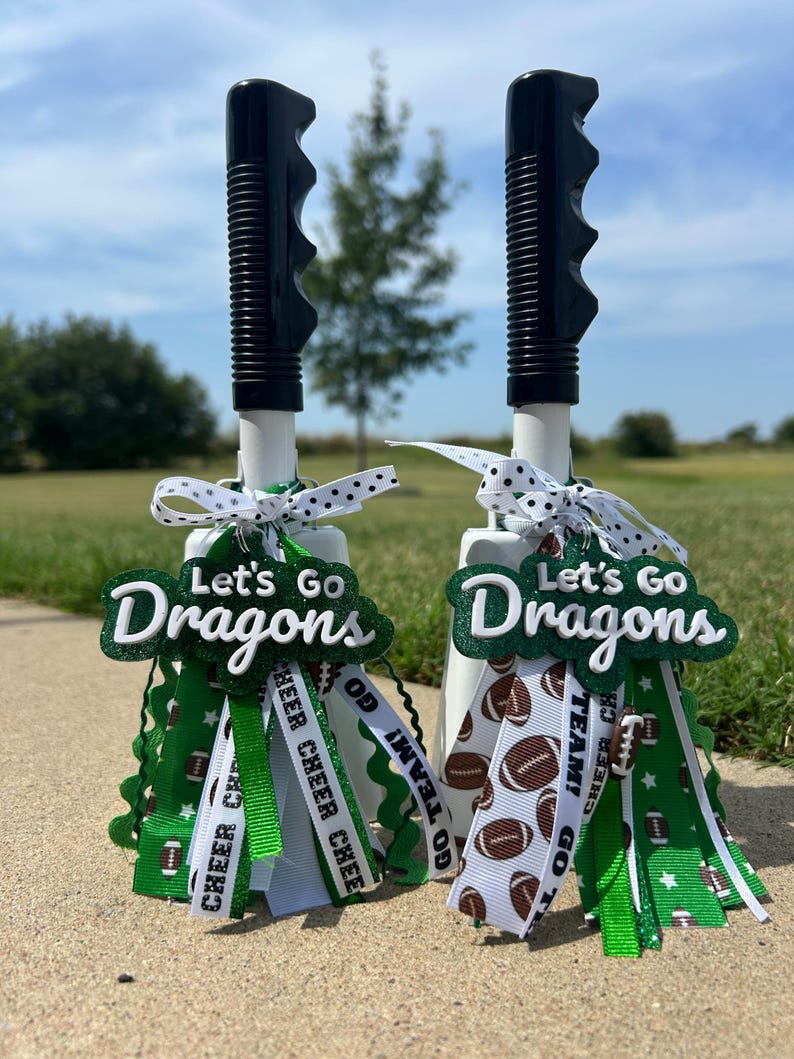 Customizable Game Day Cowbell – Football Team Spirit, Personalized Name ...