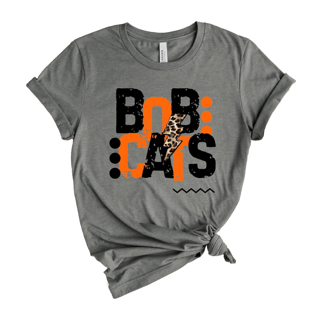 Bobcat Shirt, Bobcat Mascot T, Custom Team Mascot Shirt, Bobcats Team ...