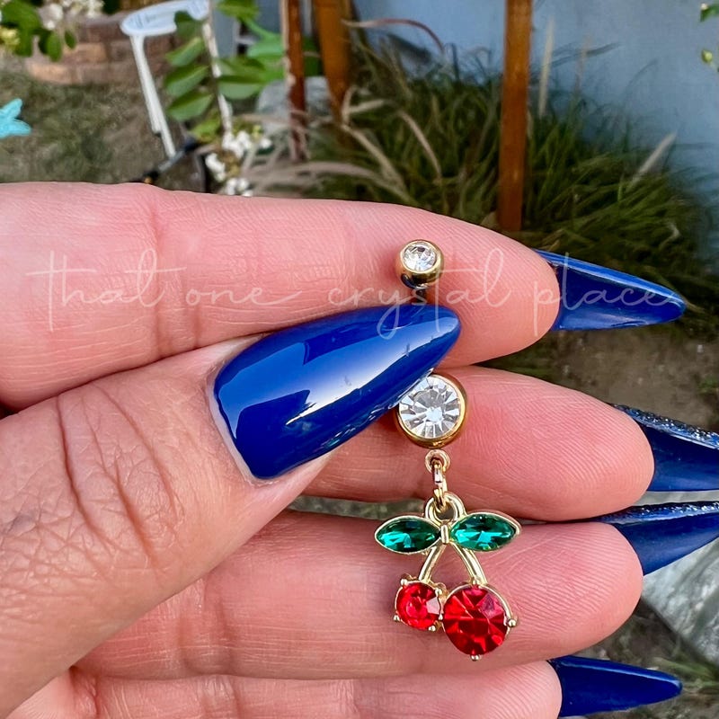 Mistletoe Belly Ring - Etsy