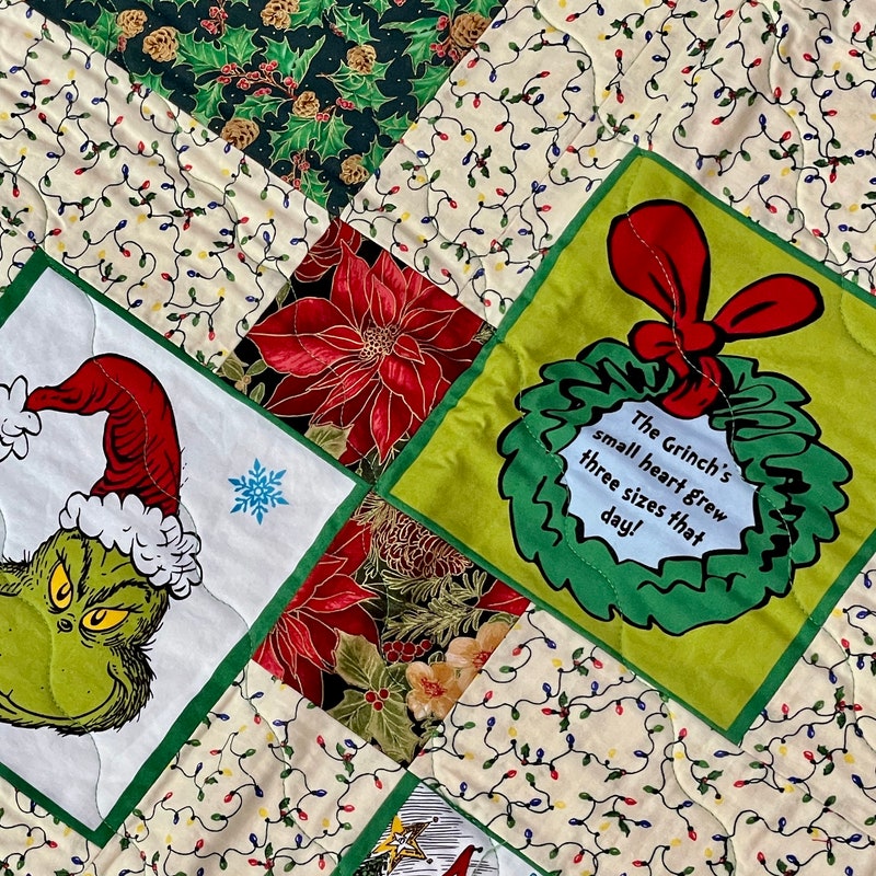 Grinch Quilt Kit - Etsy
