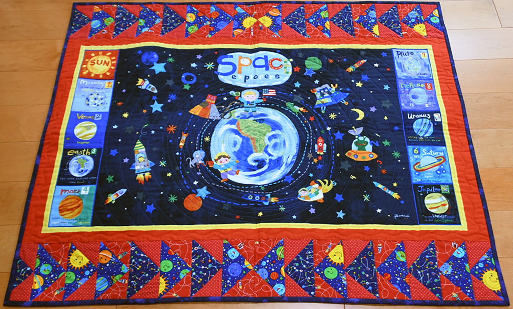 Solar System Quilt