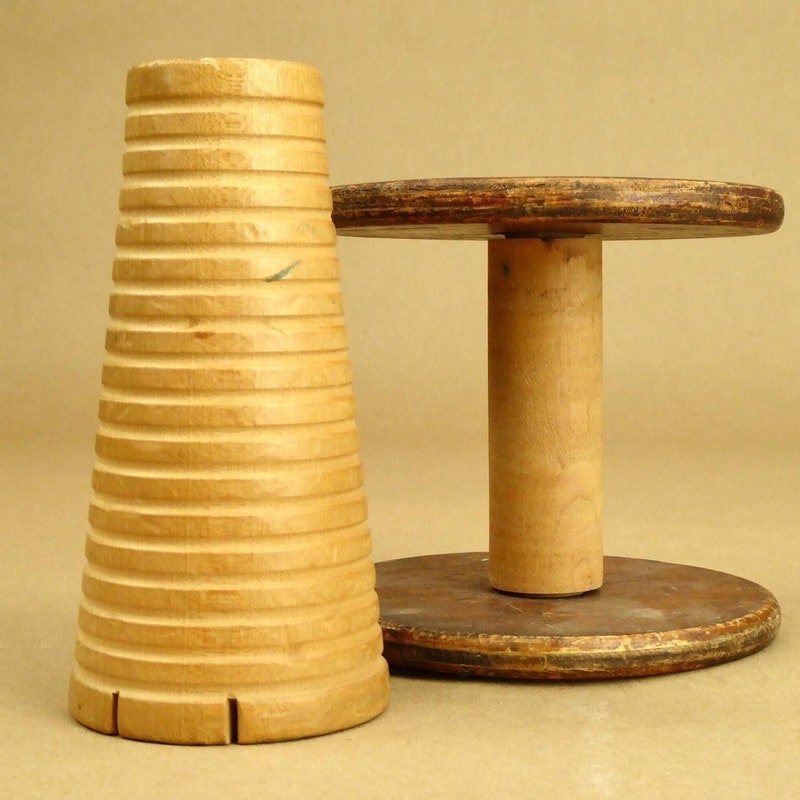 Vintage Wood Spool - Etsy