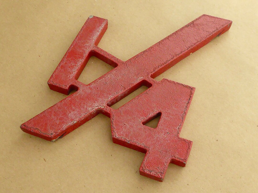 Rare Fraction Sign - Wagner Sign Service Inc - Cast Aluminum - 1/4 ...