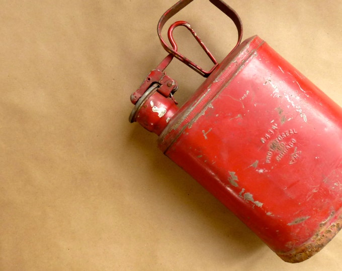 Vintage Gas Can - Protectoseal Gas Can 883A - Red - Etsy