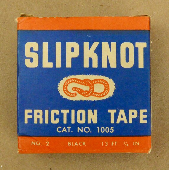 Slipknot Friction Tape Cat. 1005 No.2 Black Original Box Vintage Packaging Graphics Etsy UK