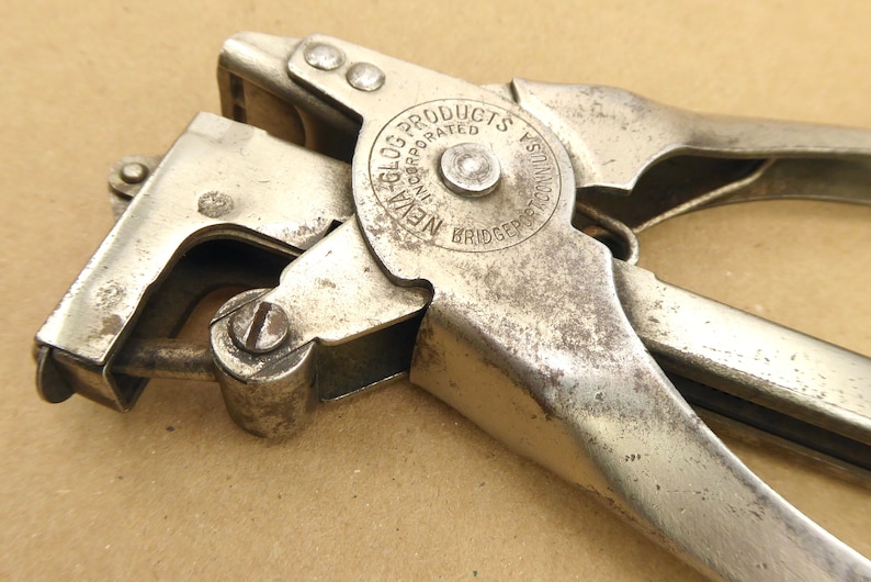 Vintage Neva Clog Stapling Pliers Model S-100 Heavy Duty Stapler Paper ...