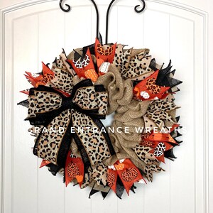 Leopard Print Wreath - Etsy