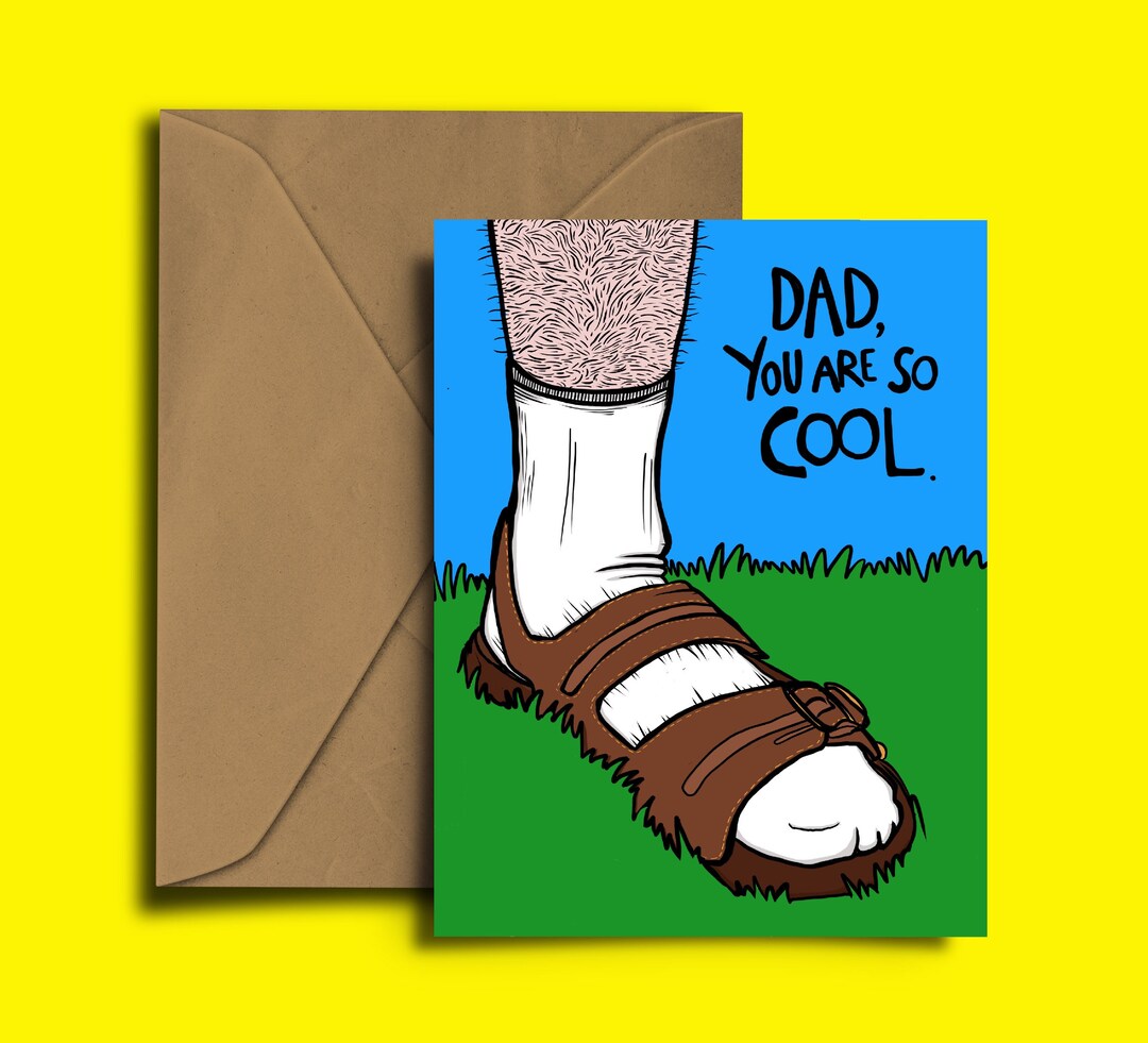Dad You Are so Cool - Fathers Day Card - Birthday Card - Funny Dad ...