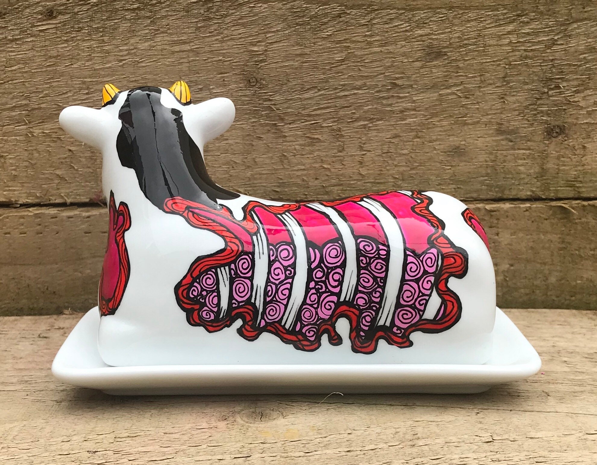 Zombie Cow Butter Dish - Zombie Cow - Butter Dish - Cow - Cow Butter ...