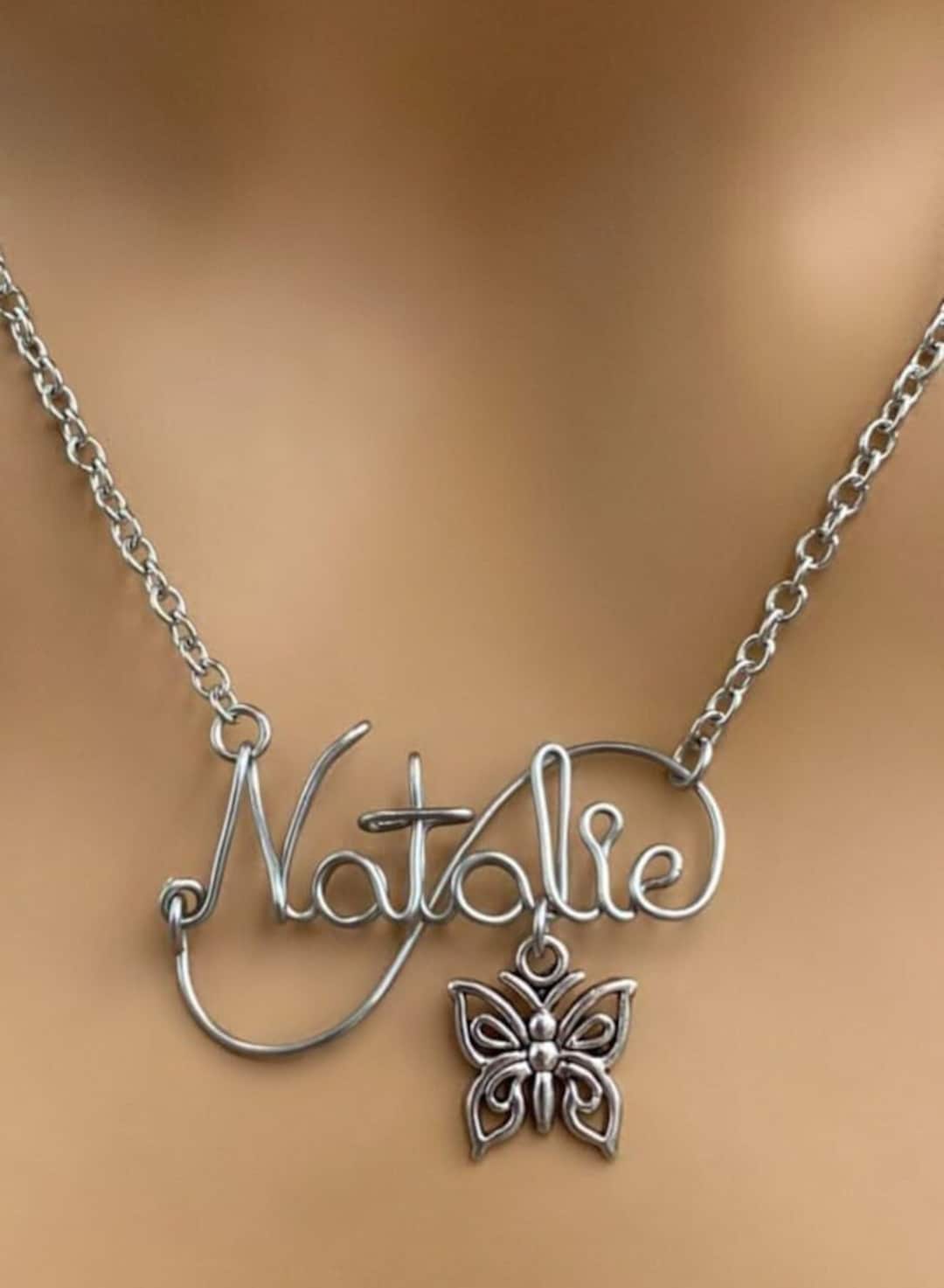 Stainless Steel Name Necklace,name Necklace,name Jewelry,personalized ...