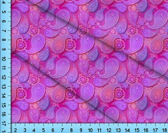 Fuschia Pattern Fabric - Etsy