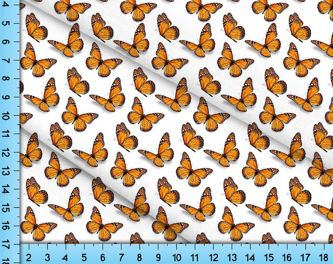 Monarch Fabric - Monarch Butterfly Watercolor by Jannasalak - Monarch ...