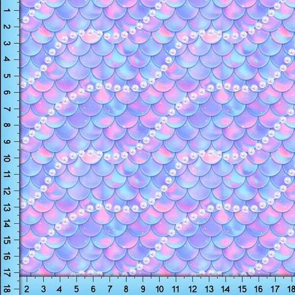 Mermaid Pattern Fabric - Etsy