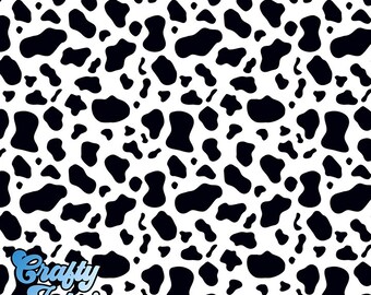 Cow print fabric | Etsy