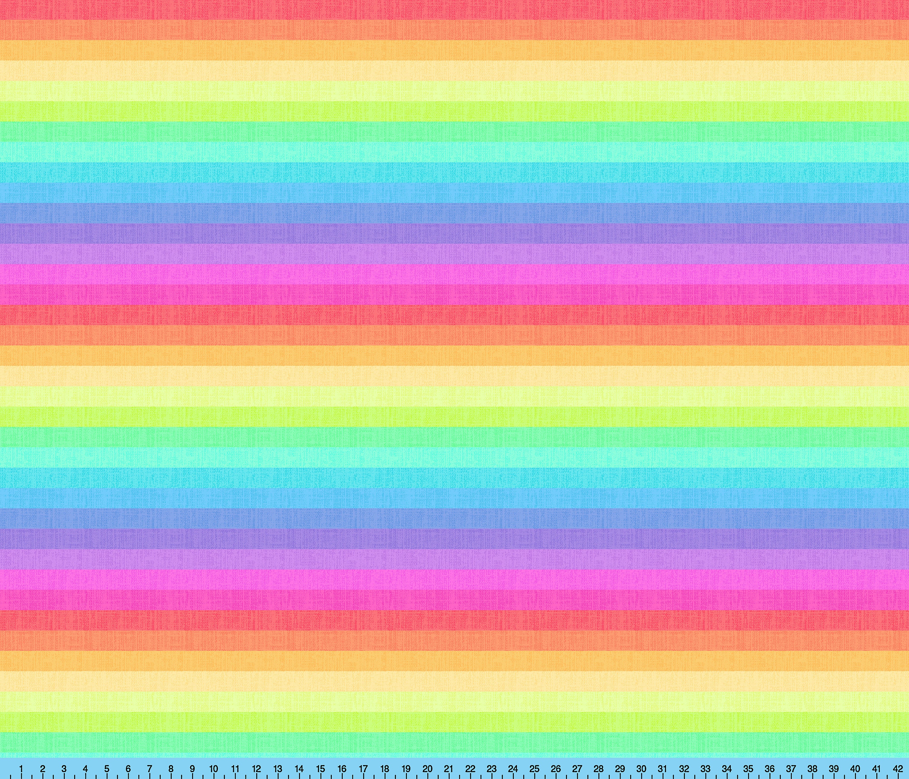 Rainbow Stripes Fabric Pattern Printed by the Yard Half Yard - Etsy