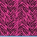 Pink Tiger Stripes Fabric by the Yard, Black and Fuchsia Pink Pattern ...