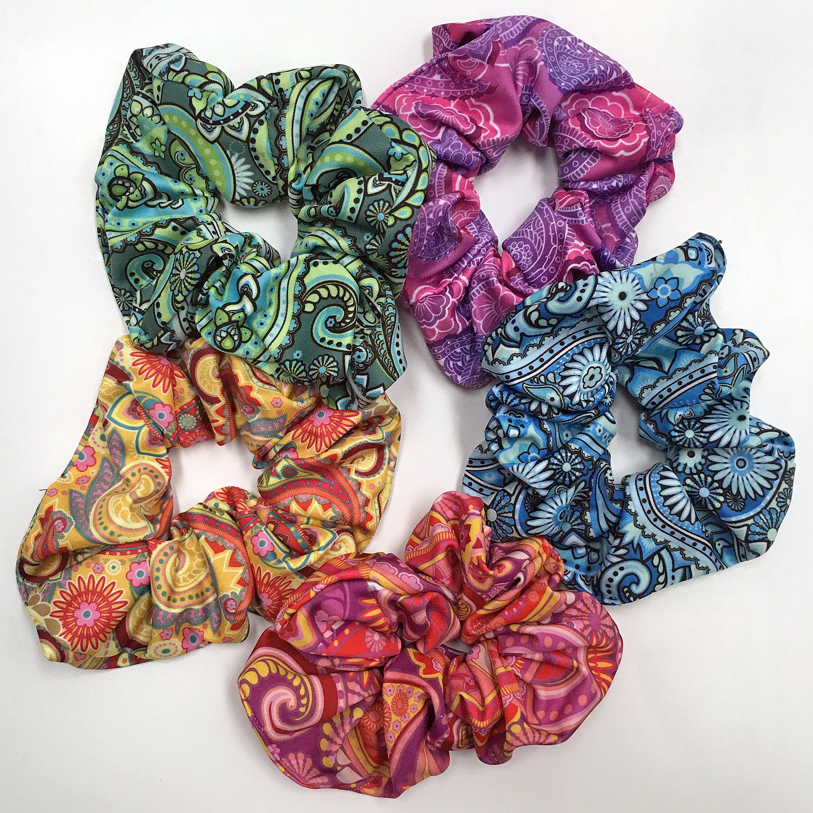 Custom Printed Scrunchies Your Logo or Design on Stretch - Etsy