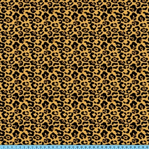 Jaguar Animal Print Fabric by the Yard, Half Yard and Fat Quarter - Etsy