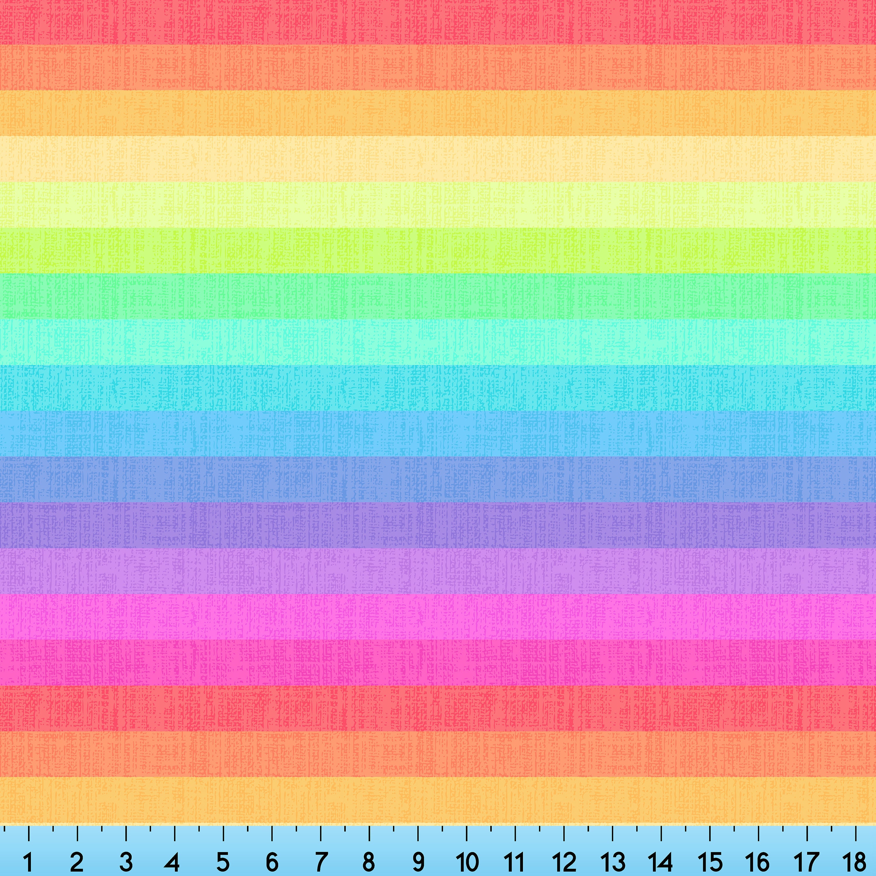 Rainbow Stripes Fabric Pattern Printed By the Yard Half Yard | Etsy