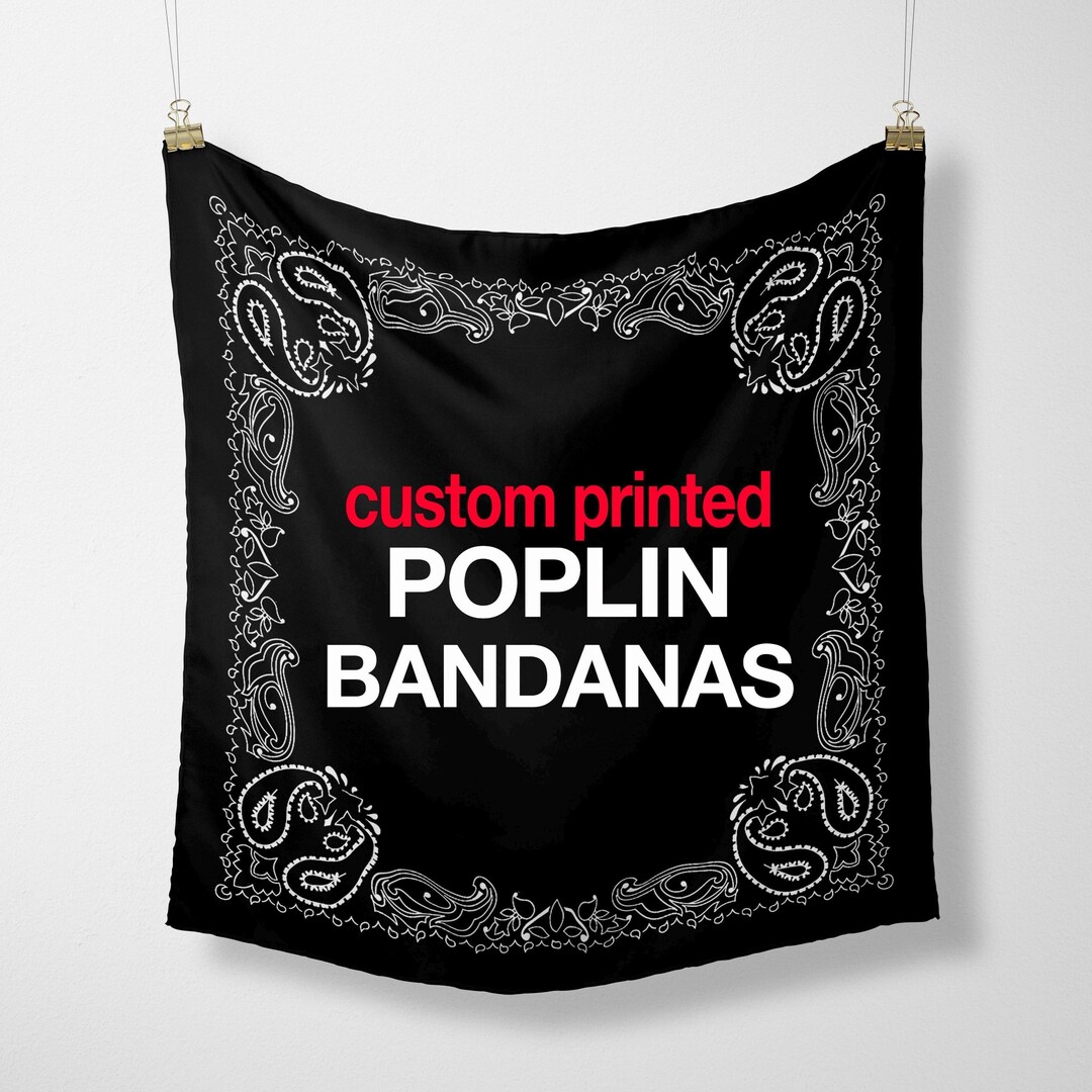 Bulk Custom Bandanas – Personalized Printed Designs, Team Uniforms ...