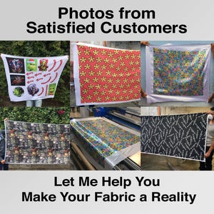 Custom Fabric Panels, Personalized Printing of Your Image on Fabrics by ...