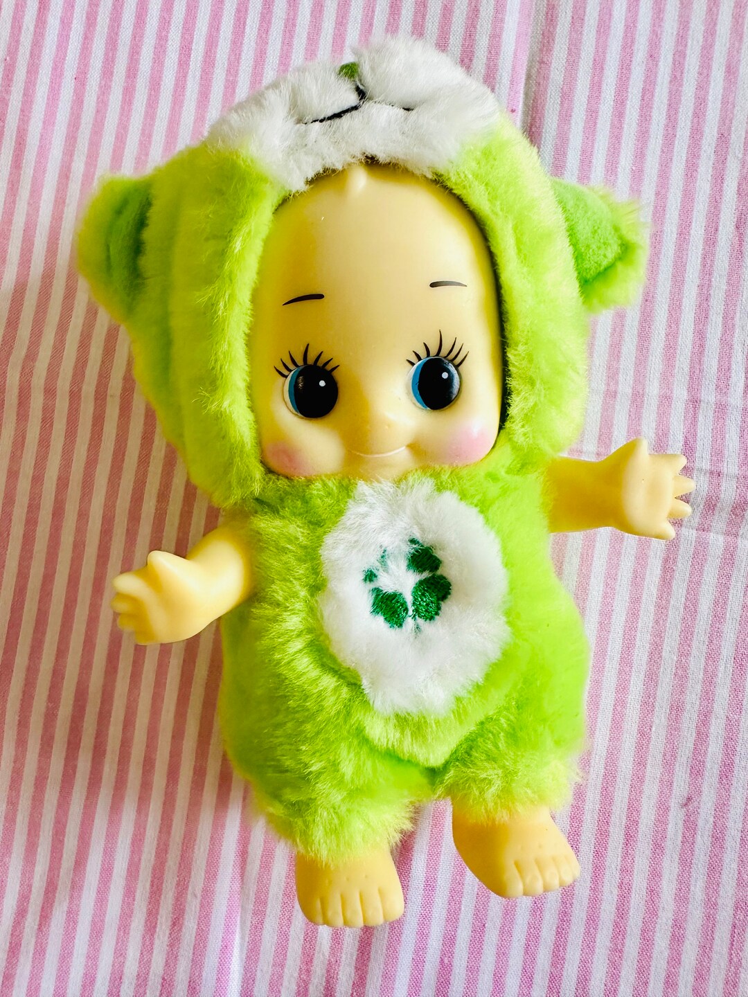 Vintage Japan Kewpie Baby Medium Limited Edition Good Luck Care Bear in ...