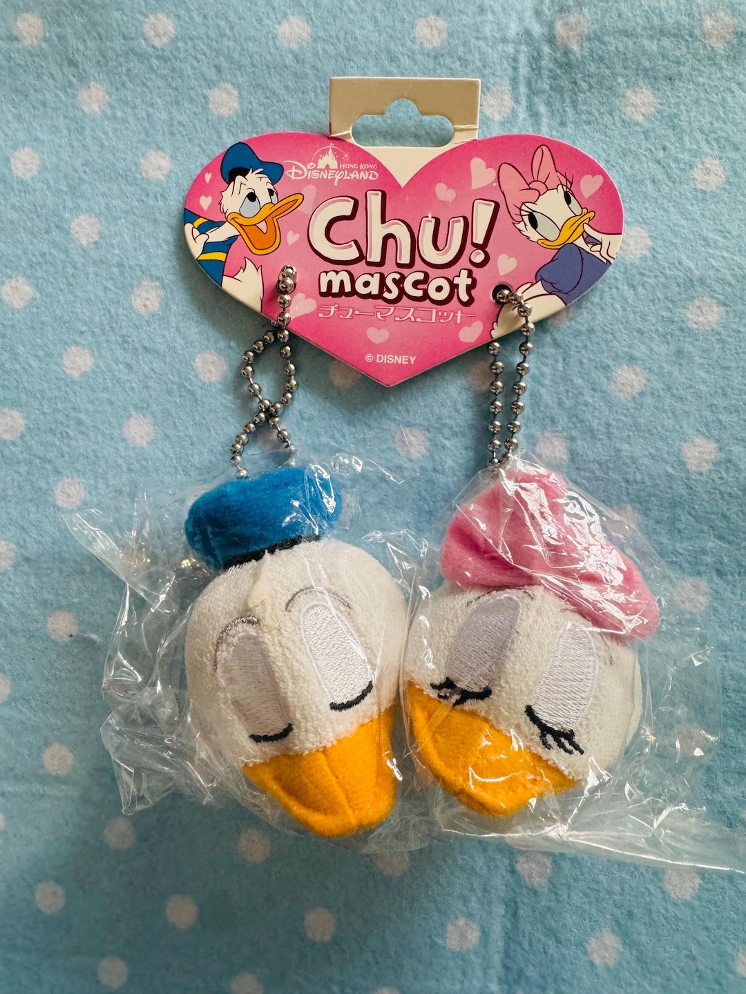 Tokyo Hong Kong Disneyland Donald Daisy Duck Magnetic Chu Kissing Plush ...