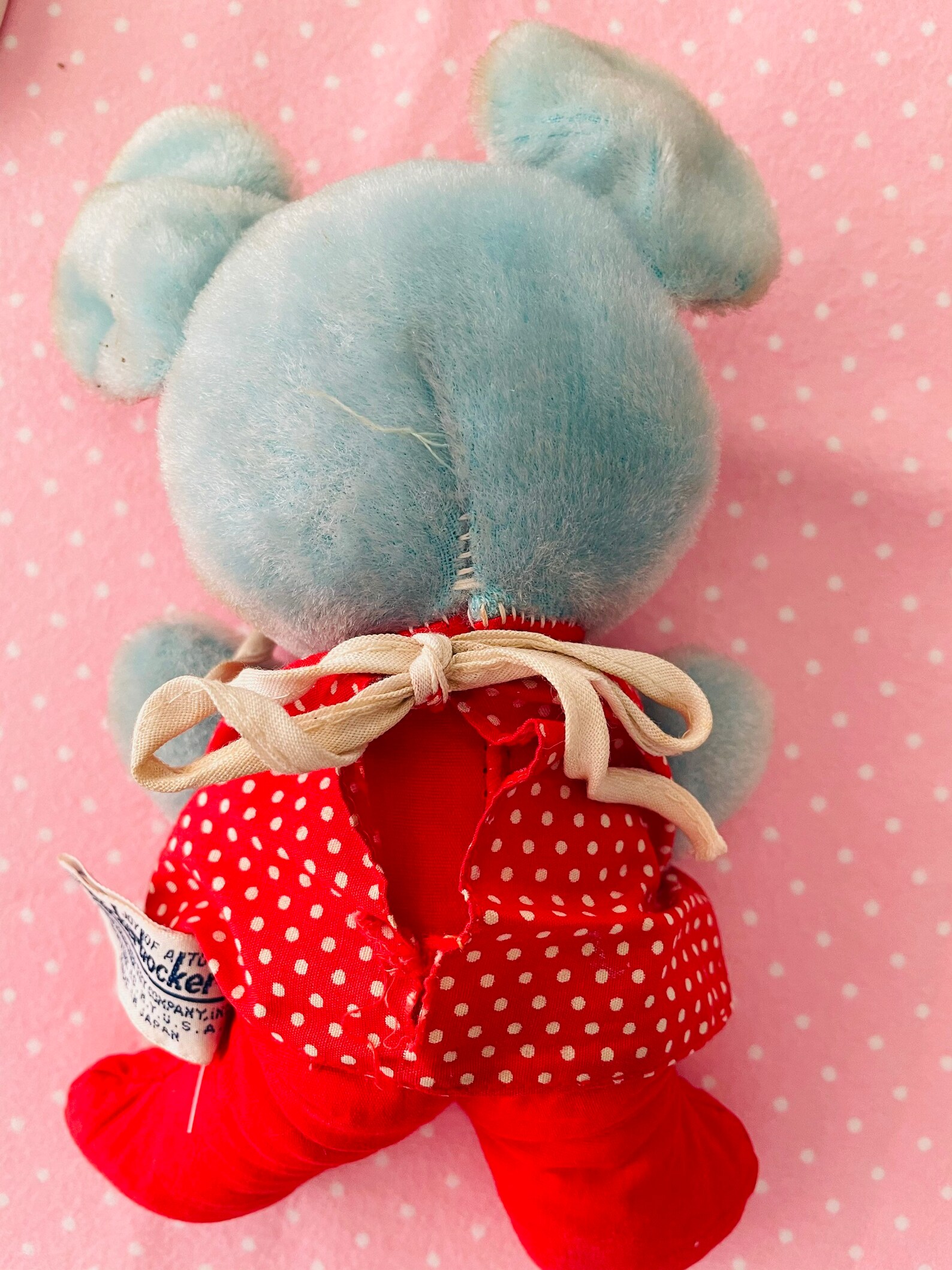 Vintage Kitsch Knickerbocker Polka Dot Mouse Rat Plush Stuffed | Etsy