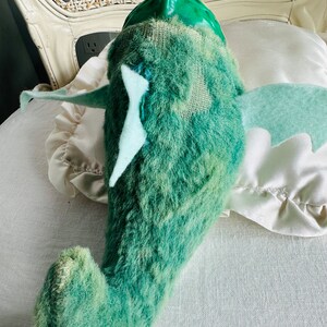 Vintage Rushton Rubber Face Green Fish Plush Toy Doll - ULTRA RARE - Etsy