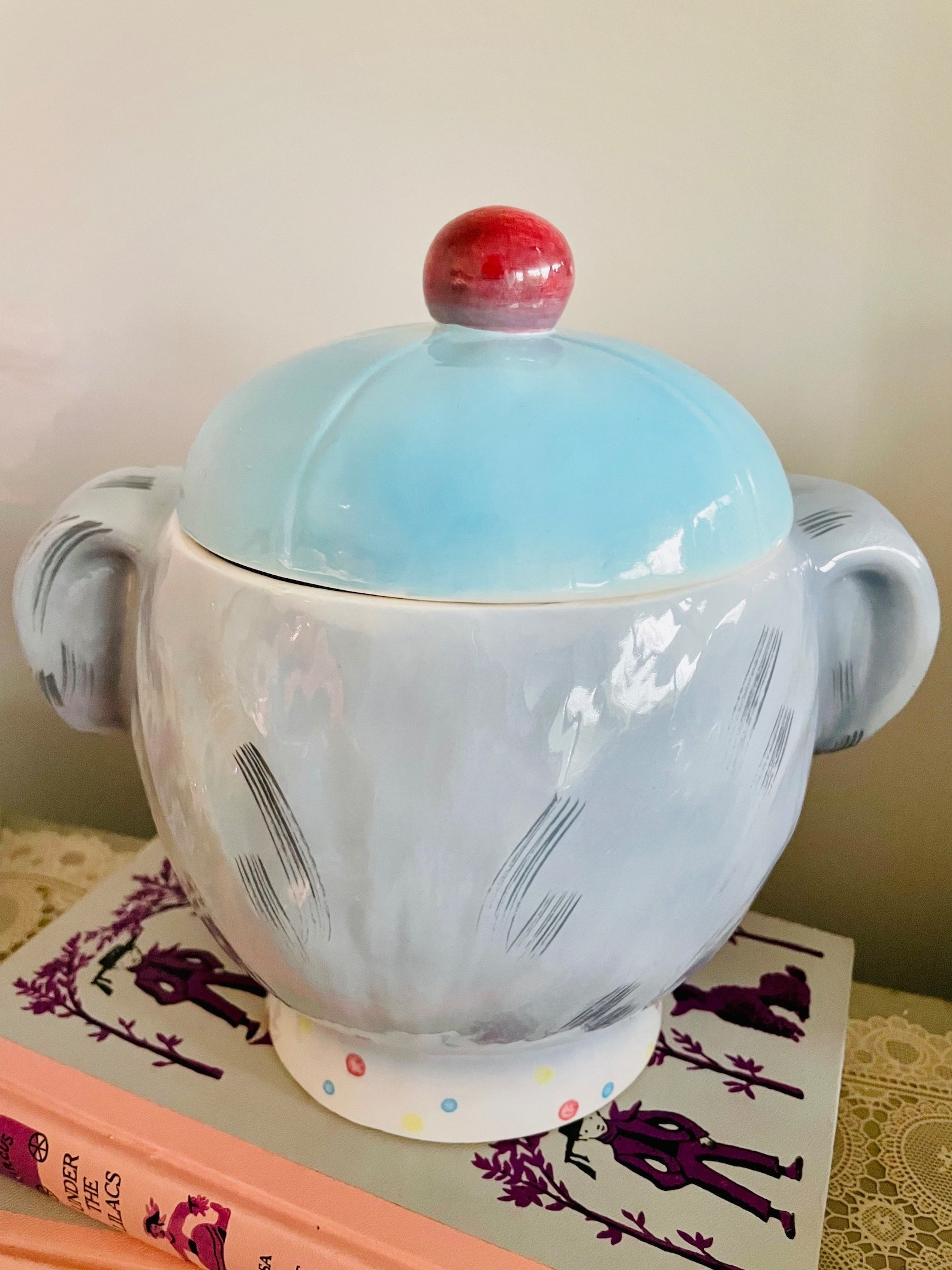 Vintage ESD Lefton Kitsch Ceramic Puppy Pal Dog Cookie Jar - Etsy