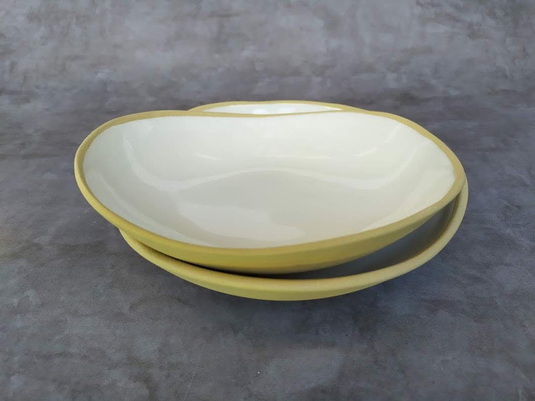 Handmade ceramic bowls set | Etsy