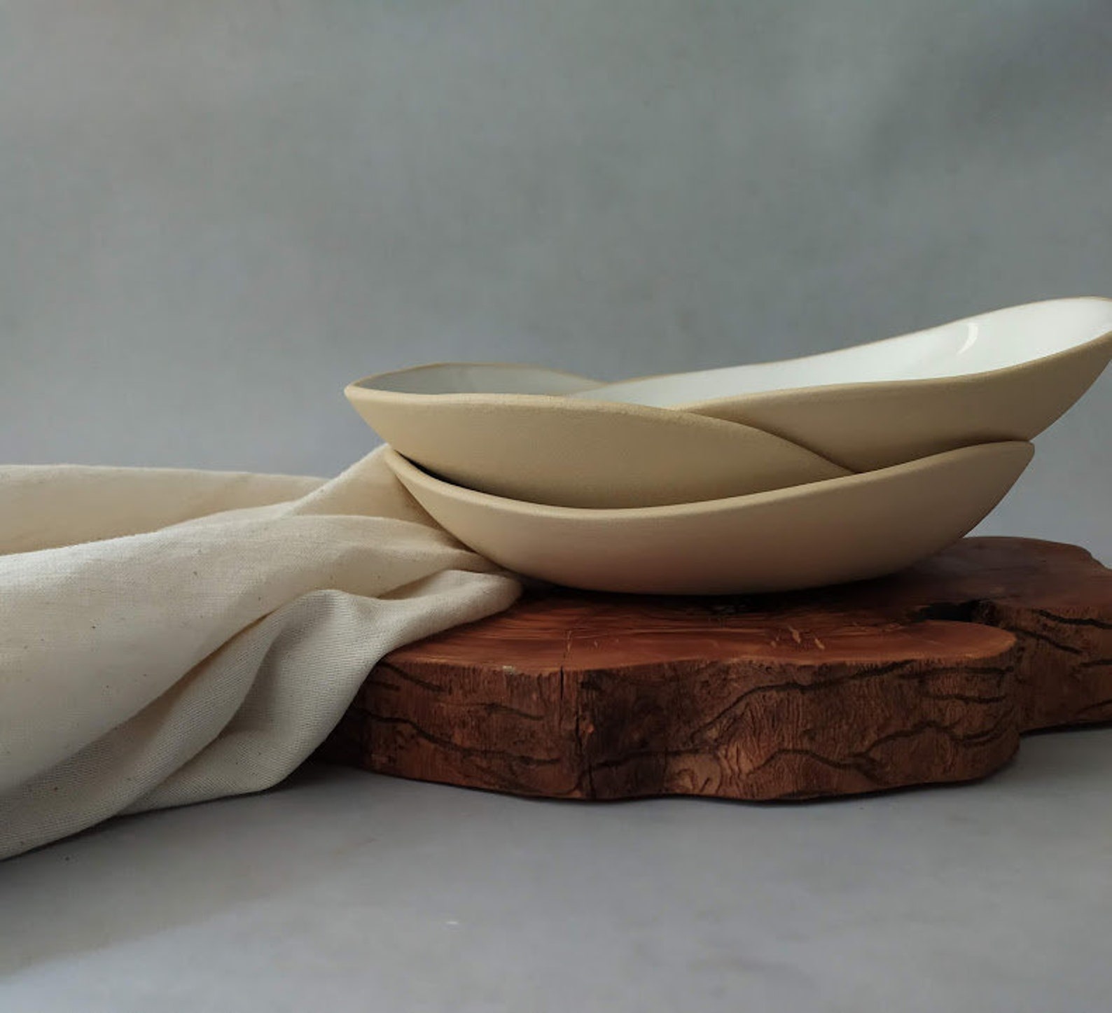 Handmade ceramic bowls set | Etsy