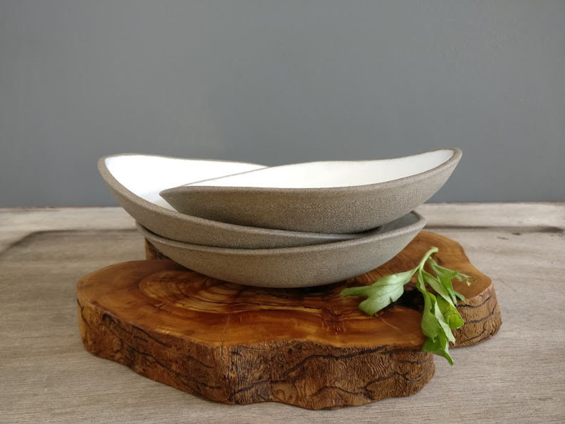 Handmade ceramic bowls set | Etsy