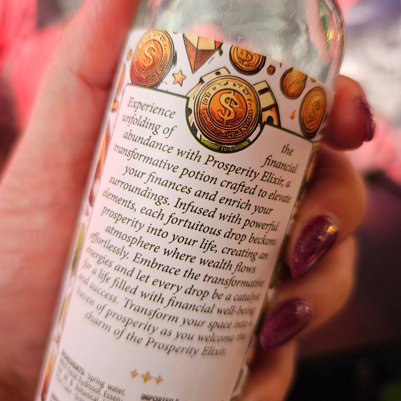 Money Drawing Cleansing Water for Spiritual Baths, Ritual Cleaning and ...