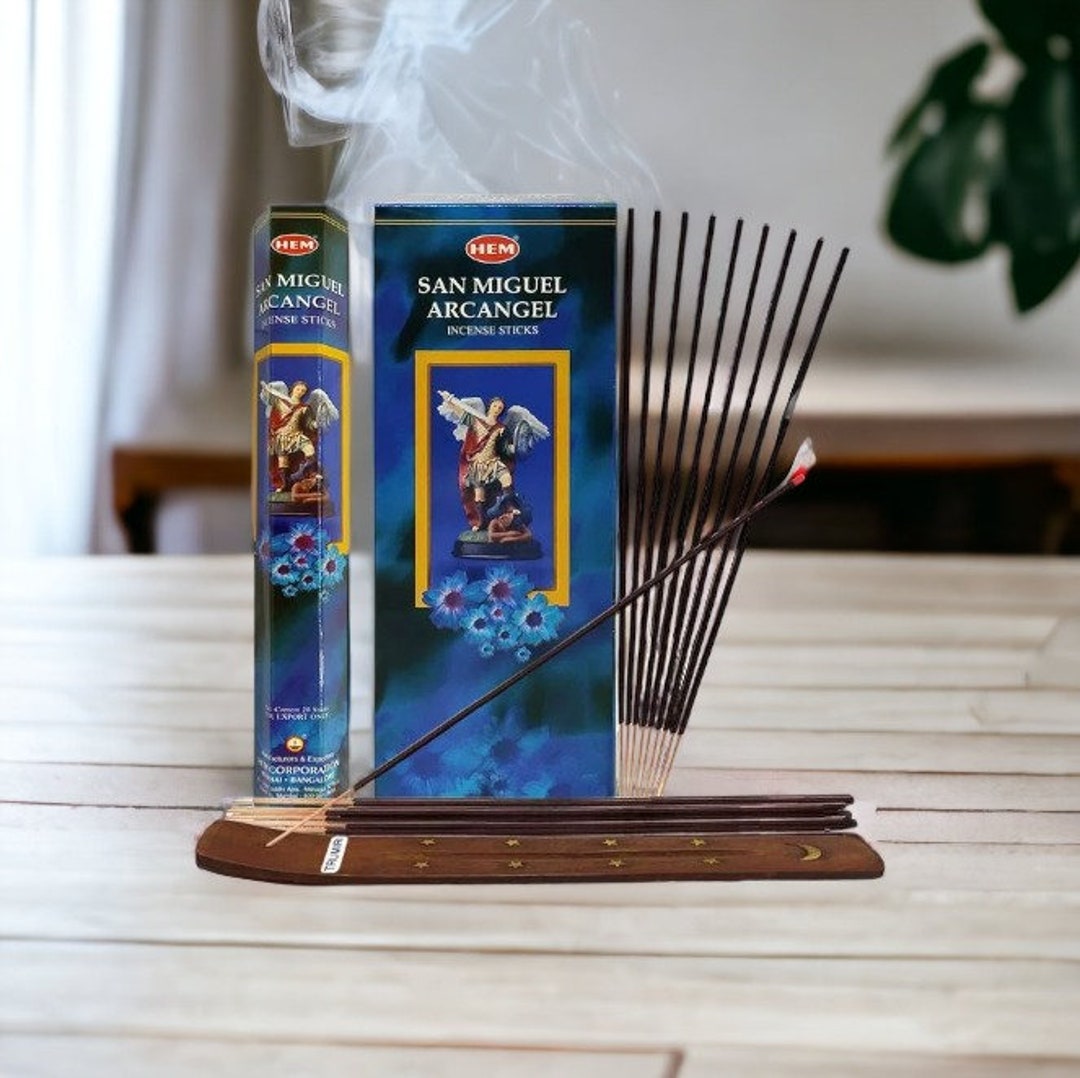 San Miguel St Michael HEM Incense Stick 120 Pack 20 Sticks per Pack, 6 ...