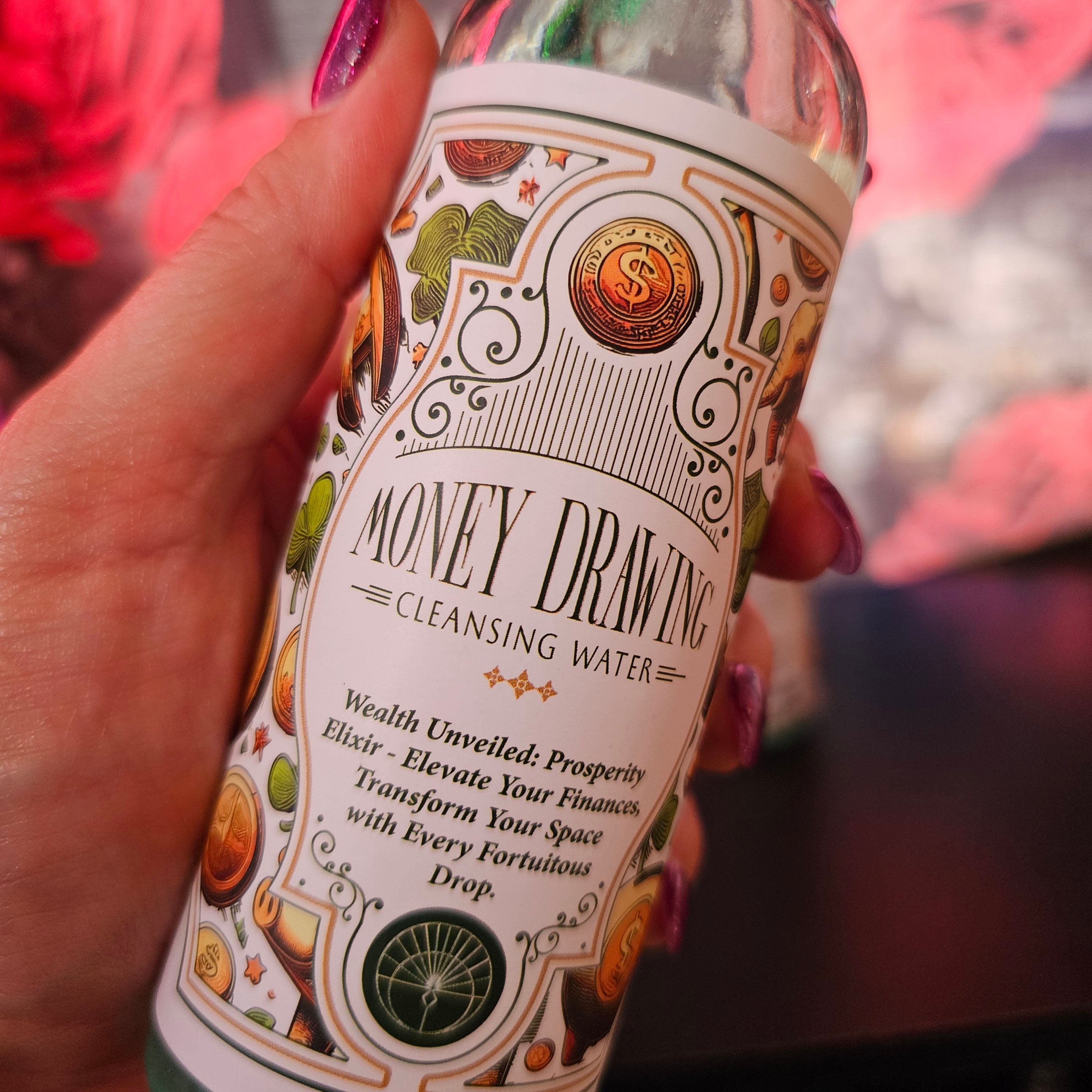 Money Drawing Cleansing Water for Spiritual Baths, Ritual Cleaning and ...