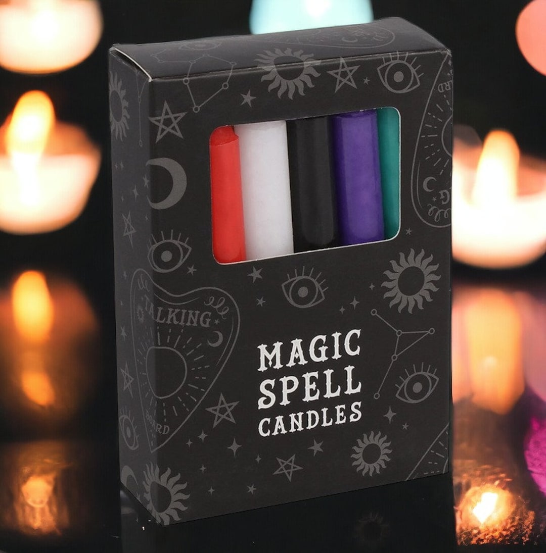 Set of 12 Mixed Magic Spell Candles for Candle and Color - Etsy