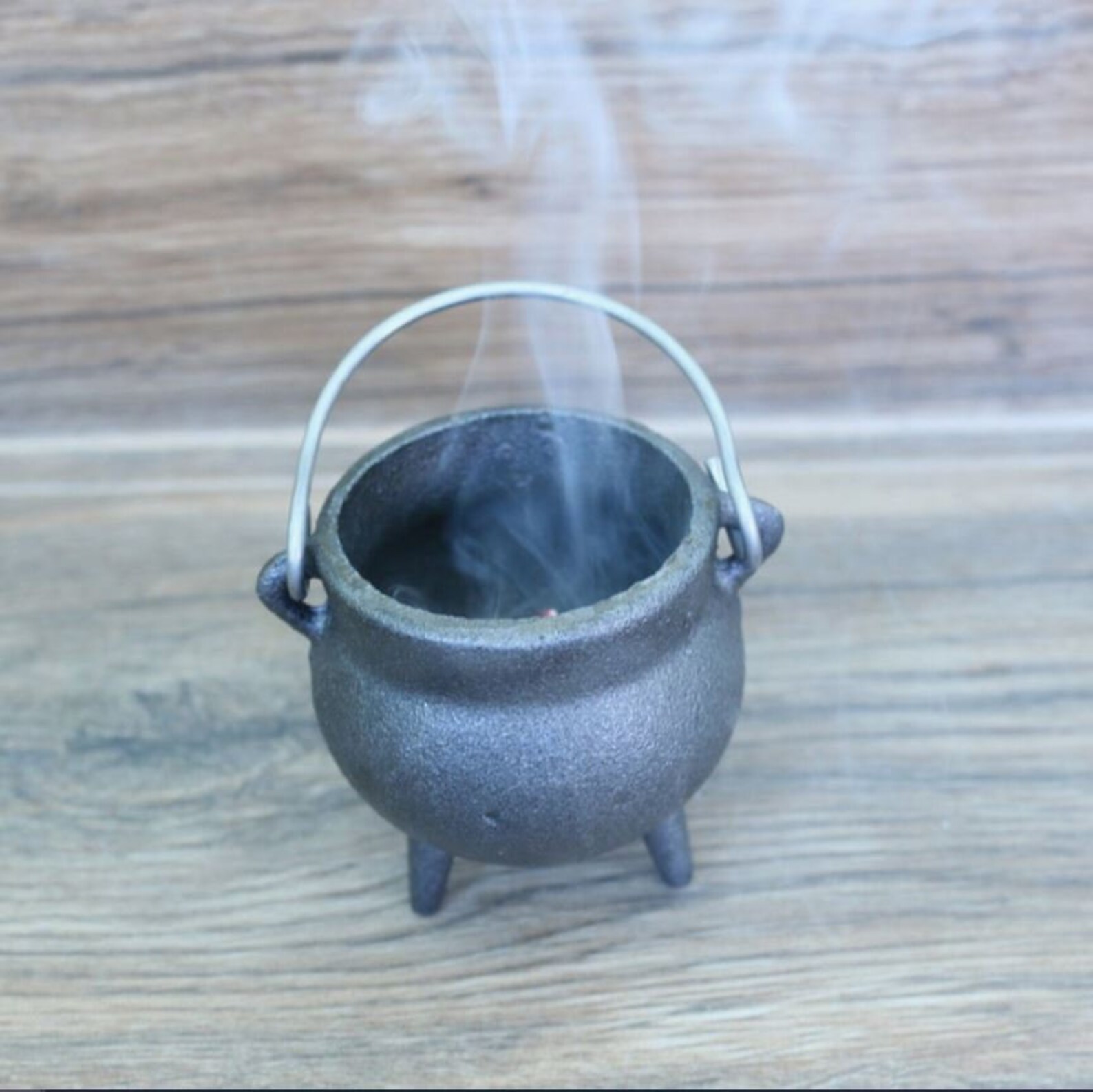 Plain Mini Cast Iron Cauldron 3.5 Inch With Lid - Etsy
