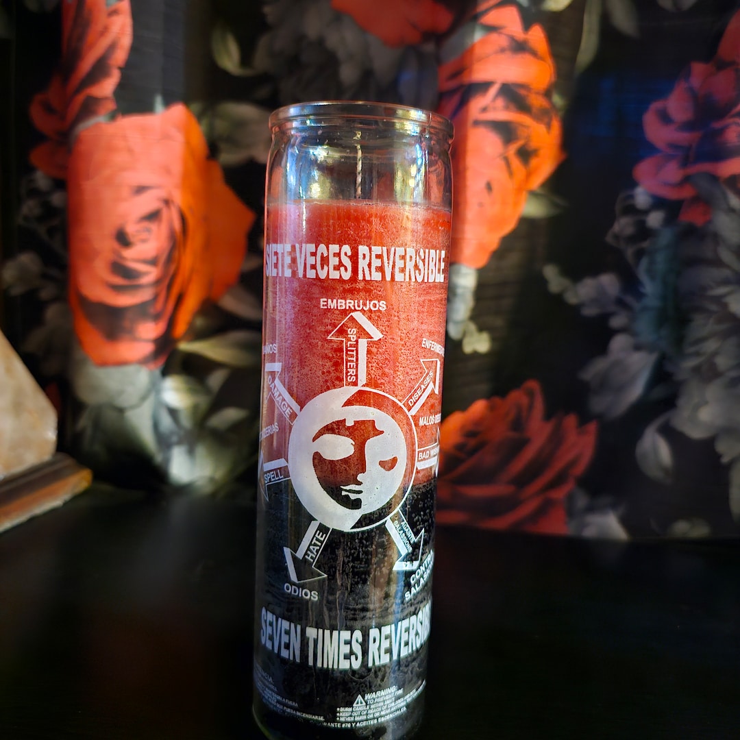 Seven Day Reversible Candle 7 Times Reversible Cleansing and Protection ...