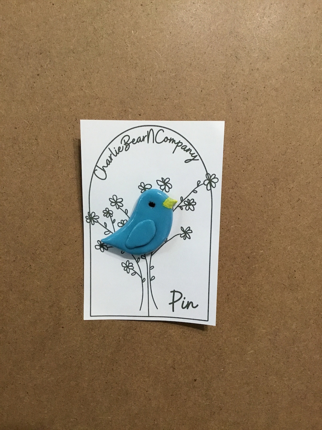 Blue Bird Pin - Etsy
