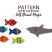 Five Little Fish Swimming in the Sea PDF Pattern SVG Cricut Cutting ...