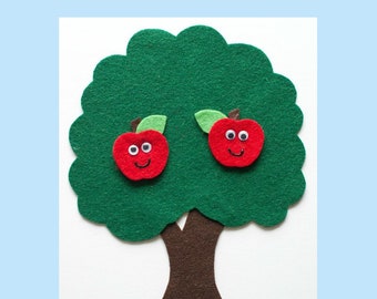 Felt Apple Tree | Etsy