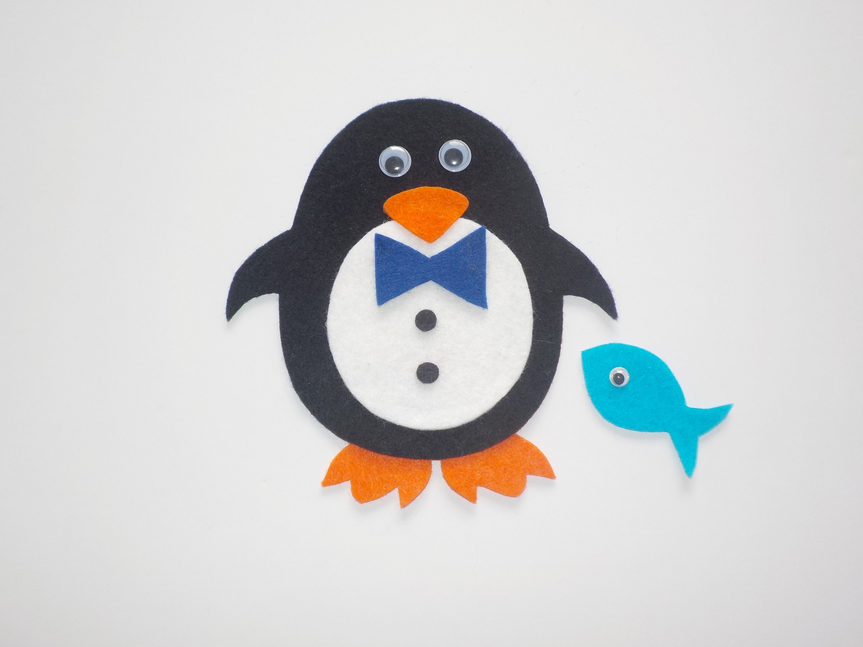 Penguin Who Has the Fish Felt Story Board Game PDF Pattern - Etsy Australia