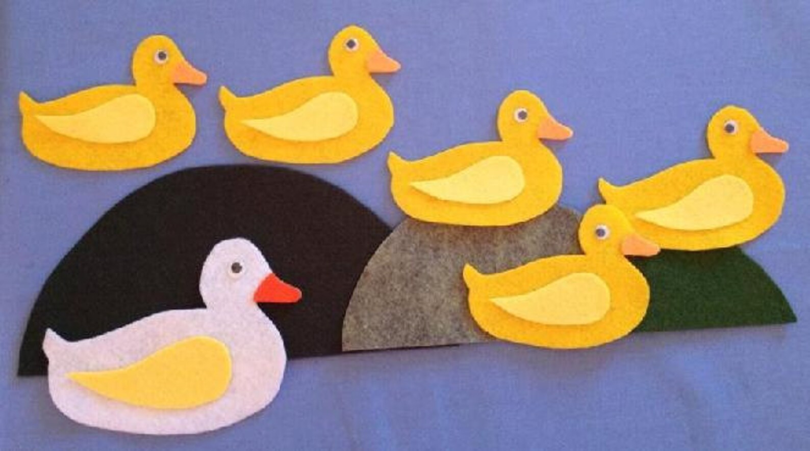 Five Little Ducks Felt Board Pattern PDF Download - Etsy