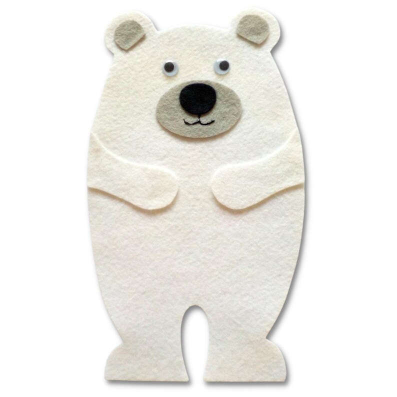 Polar Bears Underwear Felt Story PDFSVG Pattern Polar - Etsy