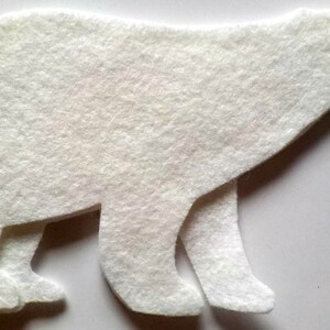 Five Little Polar Bears Felt Story PDF Pattern Toddler and - Etsy
