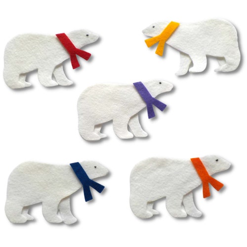 Marco the Polar Bear Felt Story PDF Pattern Toddler and - Etsy