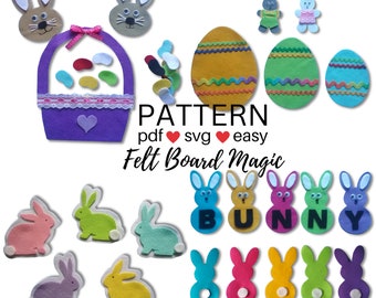 Five Little Ducks Felt Board Pattern PDF Download - Etsy